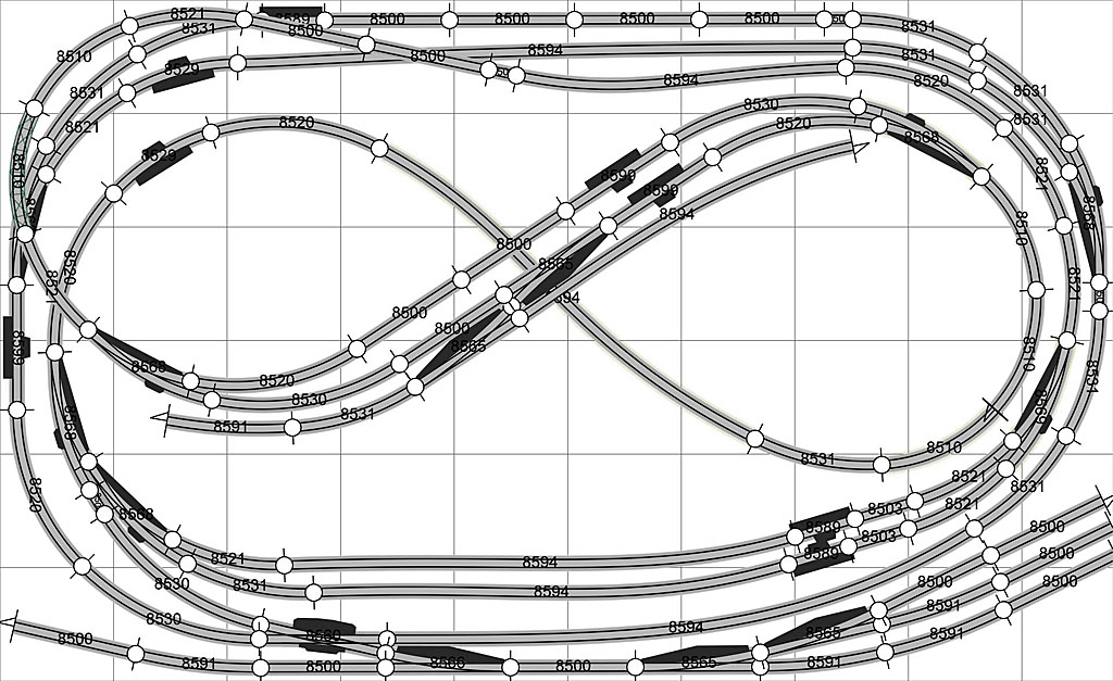 Kleine Spuren (Spur TT, N, Z) » Spur Z Anlage im Niklas-Regal